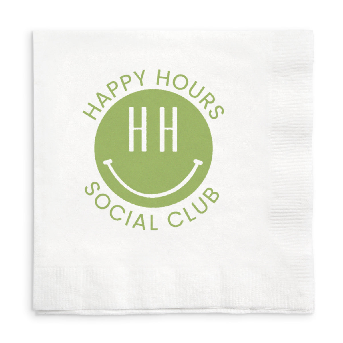 6.5 x 6.5 Inch Personalizable White 3 Ply Beverage Napkin – SmartPack USA