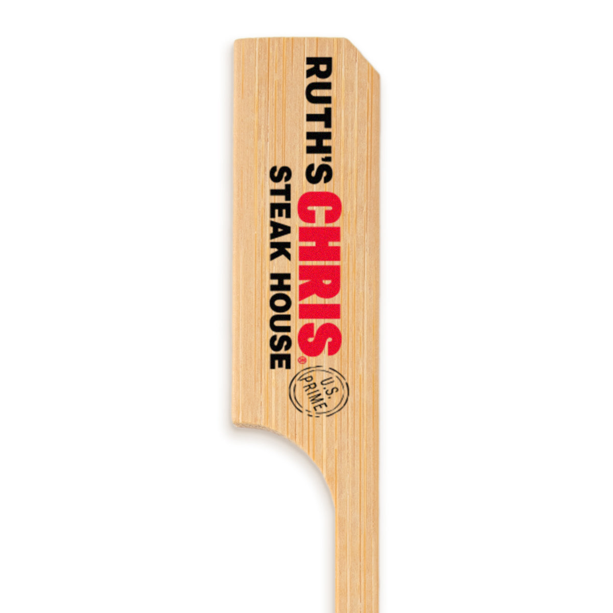 8" Custom Double Wide Bamboo Paddle Pick – SmartPack USA